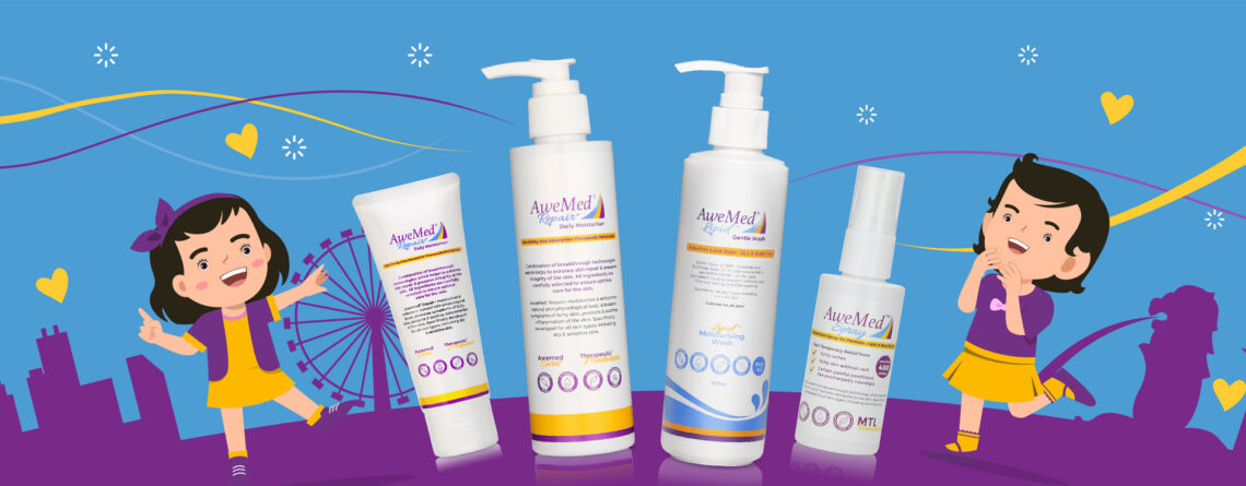 AweMed Series - Developed with Singapore Dermatologists and Paediatricians.